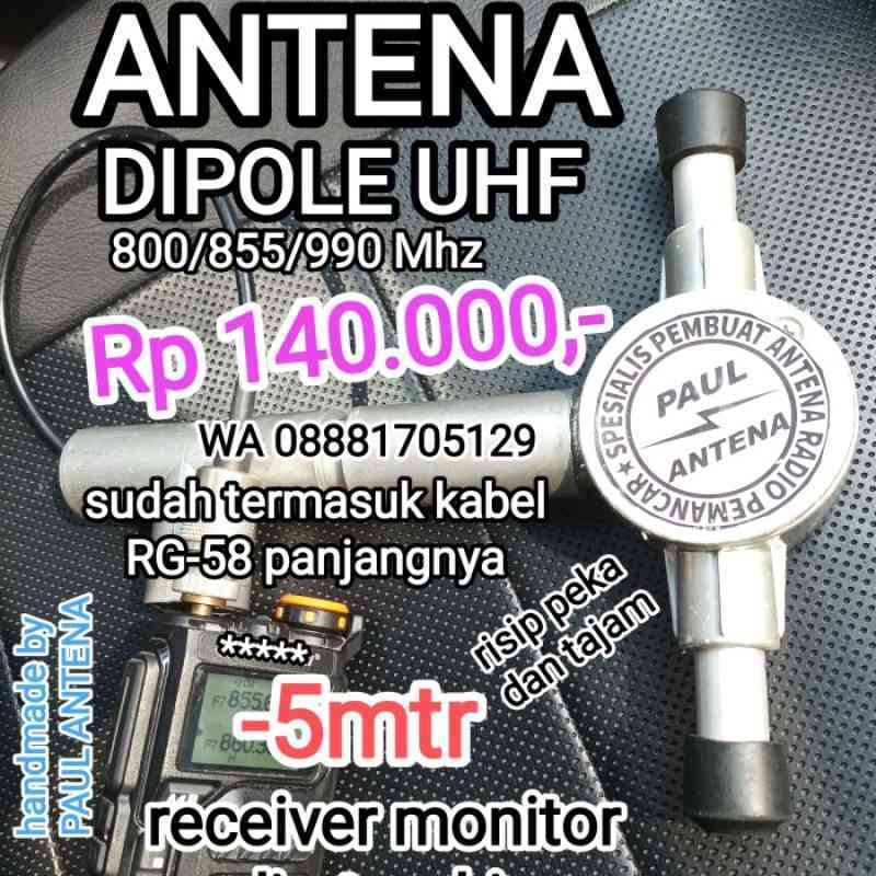 Promo Antena Dipole Uhf 855mhz Monitor Radio Trunking Diskon 50% Di Seller Xionstore - Meruya ...