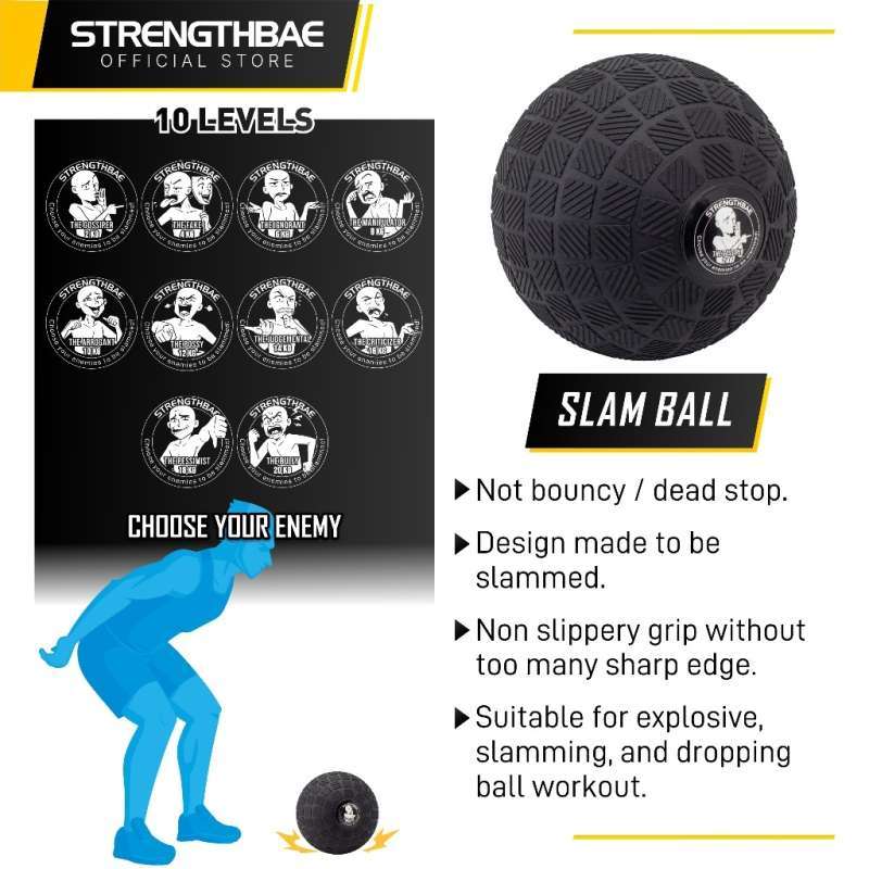 Jual Wall Ball 4 Kg Strengthbae Bola Gym Fitness Dead Balls Di Seller Strengthbae. - Palebon ...