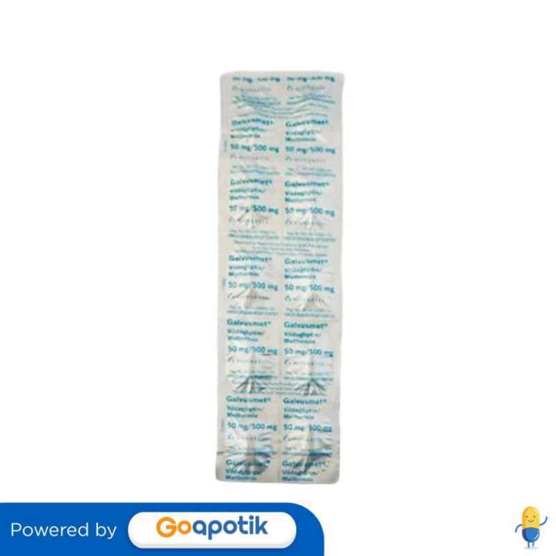 Jual Galvusmet 500 Mg Strip 10 Tablet Di Seller Apotek Anugrah Bsd ...