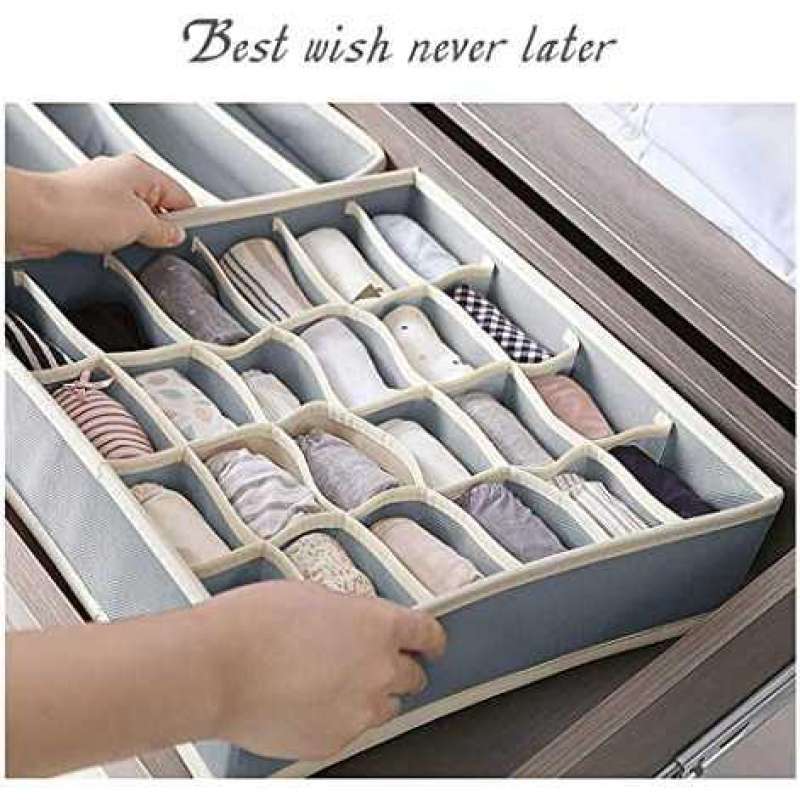 Jual Jowa Kotak Sekat Pembatas Pakaian Storage Drawer Divider Box Jw248 ...