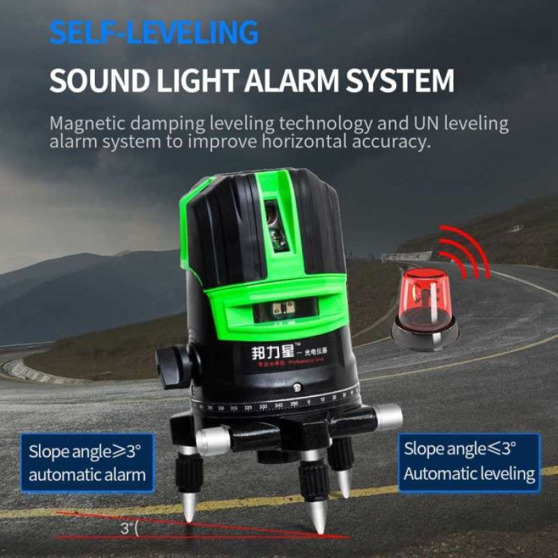 Promo Alat Leveling Laser Levels 2 Garis Warna Hijau Laser Level 2 Line ...
