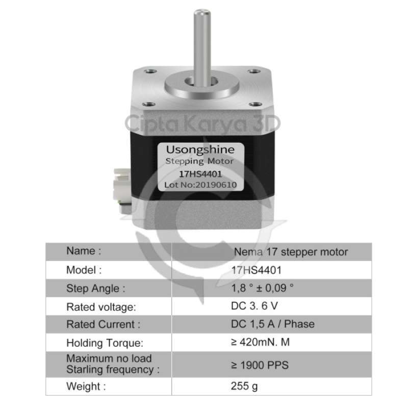 Promo Nema17 Stepper Motor 2 Phase 1 8â° Miniature 42 Stepper Motor 3