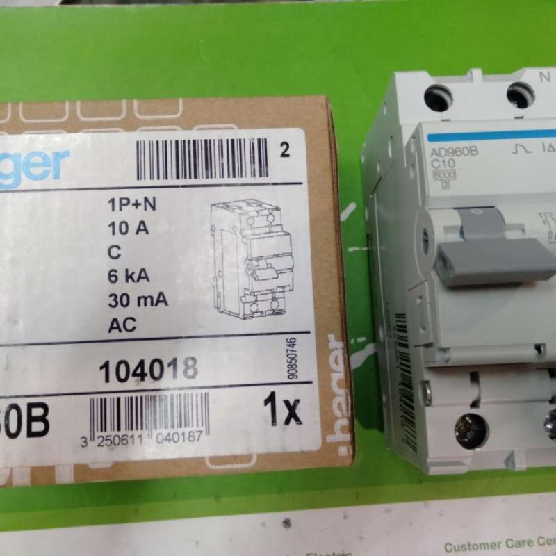 Promo Rcbo Hager 1p+n 10a 6ka 30ma Diskon 23% Di Seller Darmaroca ...