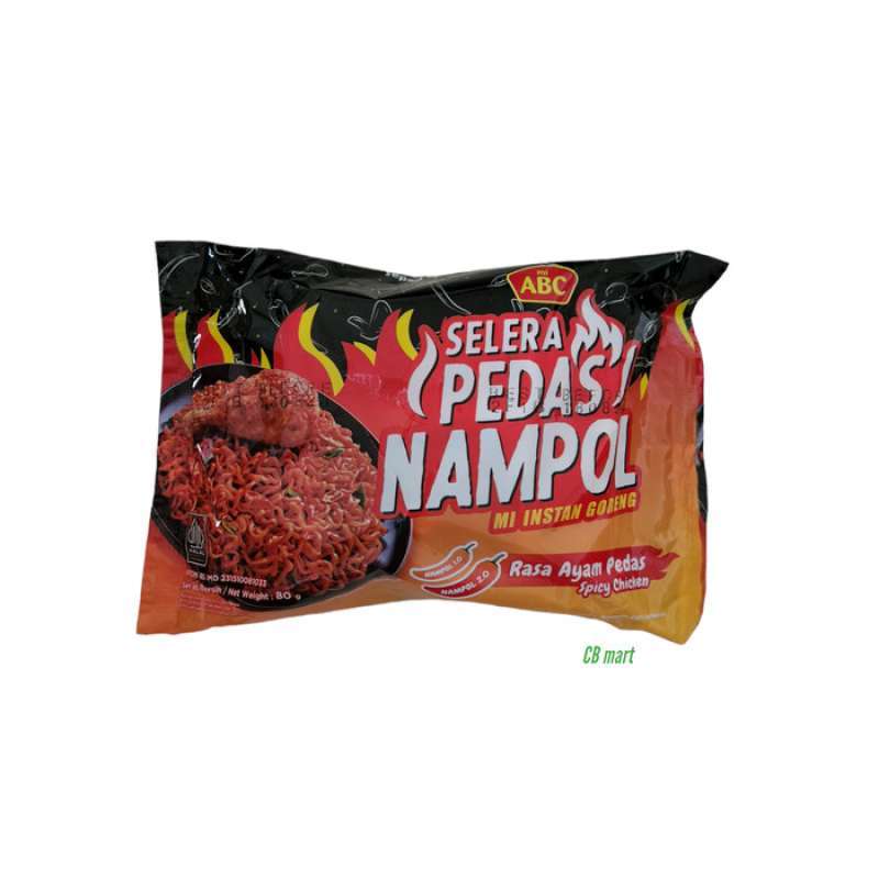 Jual Mie Instan Abc Mie Goreng Selera Pedas Nampol Sapi Pedas 80g Di ...