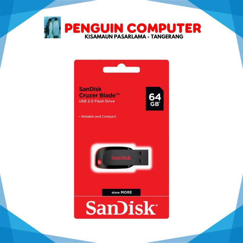 Jual Sandisk Flashdisk Cruzer Blade Usb Drive Original 16gb 32gb 64gb 128gb - 64gb Di Seller ...
