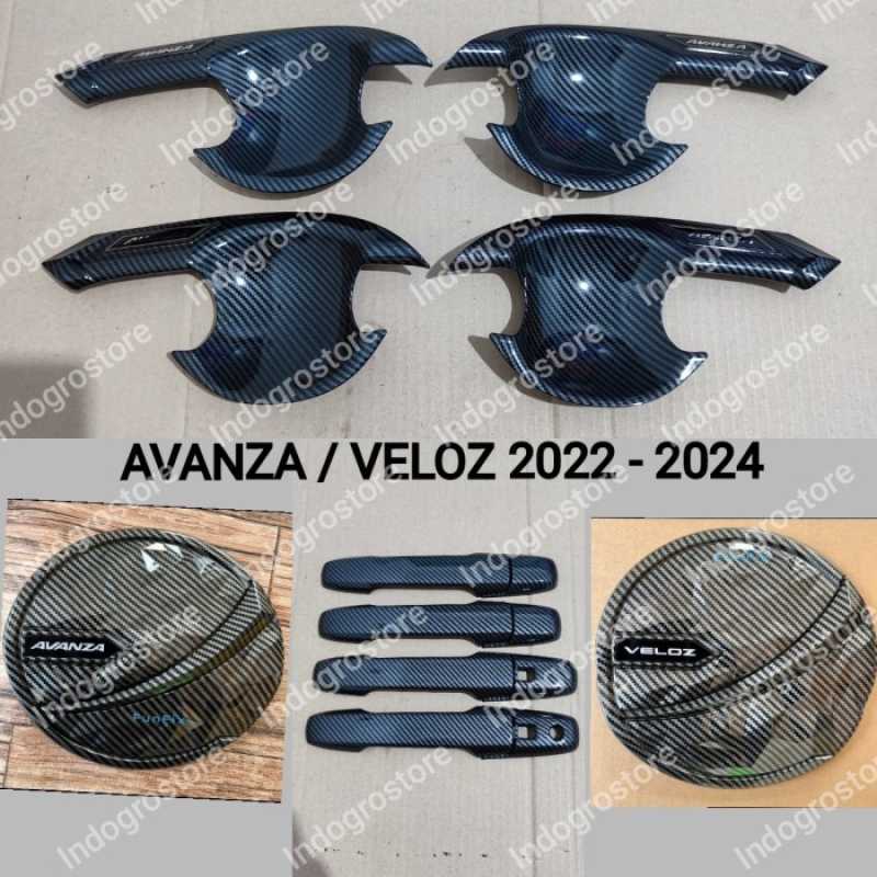 Promo Paket Cover Handle Outer Tangki Carbon All New Avanza Veloz 2022-2024 Diskon 23% Di Seller ...