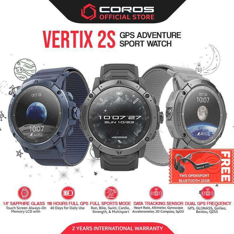 Jual Coros Vertix 2s Gps Adventure Watch Di Seller Coros Indonesia ...
