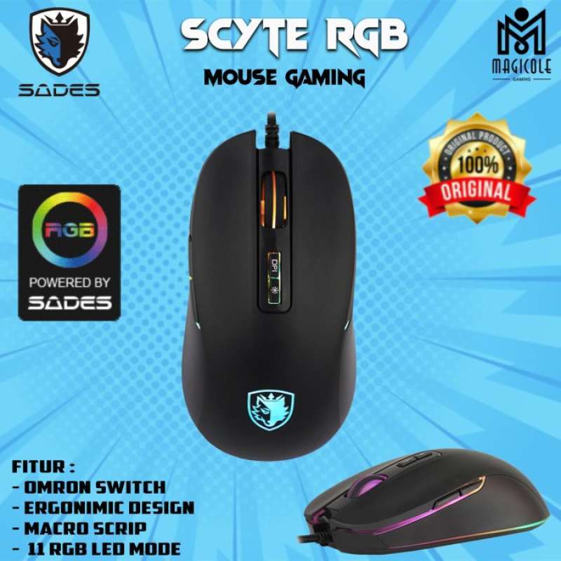 Promo Sades Myth Rgb Gaming Mouse Diskon 23% Di Seller Utepe Store ...