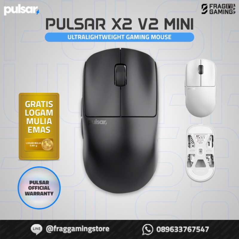 Promo Pulsar X2 V2 Mini Ultralightweight Wireless Gaming Mouse X2v2 ...
