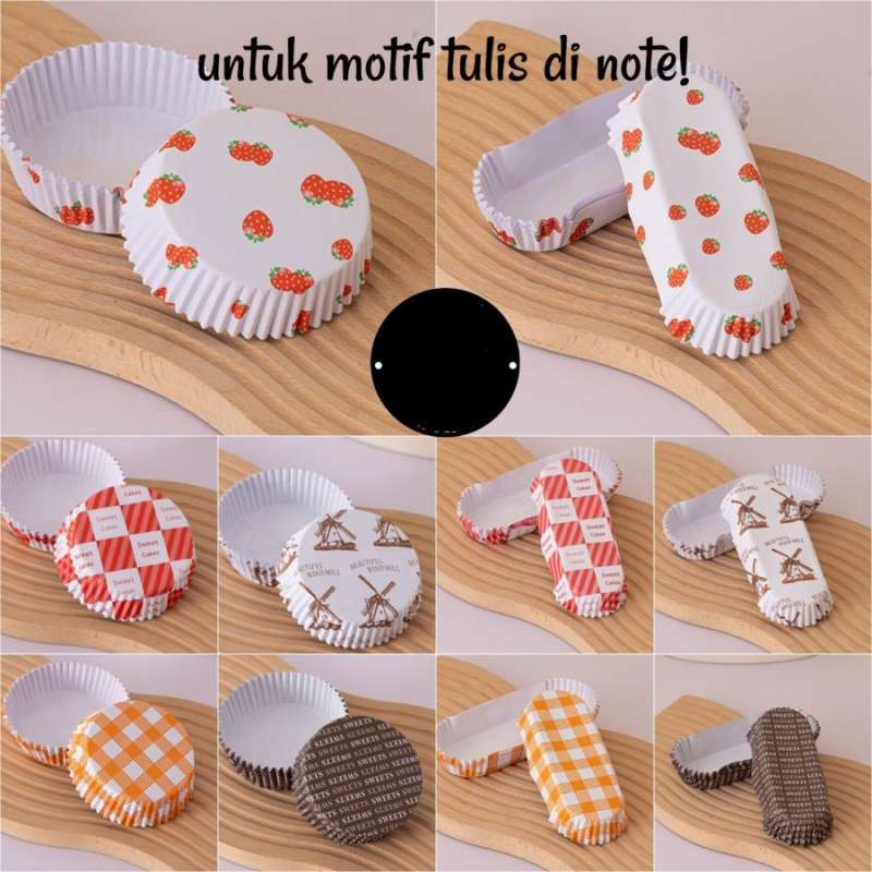 Promo Paper Cup Roti Paper Cup Case Roti Kertas Roti Anti Lengket Isi ...