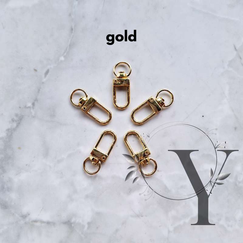 Jual Kait Hook Gantungan Kunci Lobster Diy / Pengait Tas Isi 5 Pcs - 5 ...