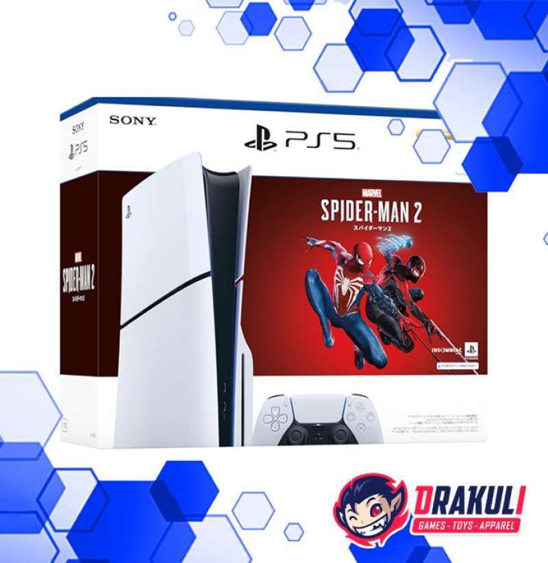 Jual Console Playstation 5 Slim Disc Version + Spider-man 2 Game (digital Code) Di Seller ...