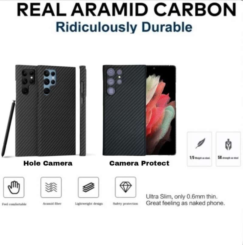 Promo Case Samsung S22 Ultra Real Aramid Carbon (bukan Pitaka) - S22 ...