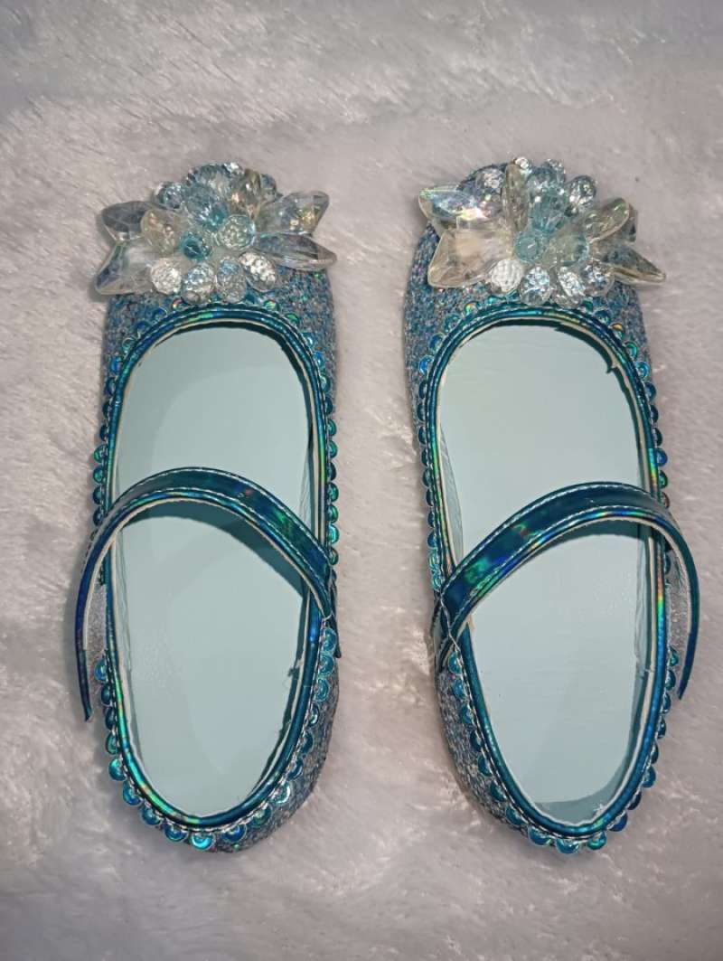 Jual Sepatu Frozen Anak Kristal Import/sepatu Pesta Anak Frozen Sz 24 ...
