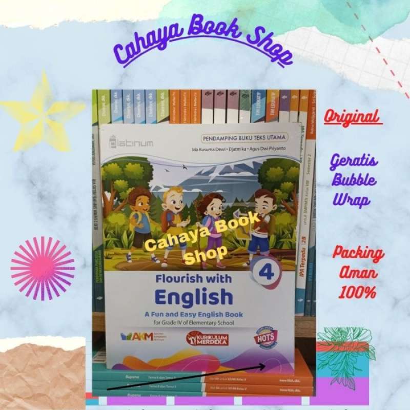 Promo Buku Flourish With English Sd Kelas 4 Kurikulum Merdeka Platinum Diskon 28% Di Seller Huka ...