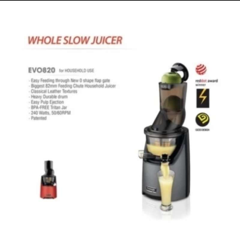 Promo Kuvings Evo 820 Whole Slow Juicer Evo 820 Matt Gun Metal Diskon 23% Di Seller Bogatyy ...