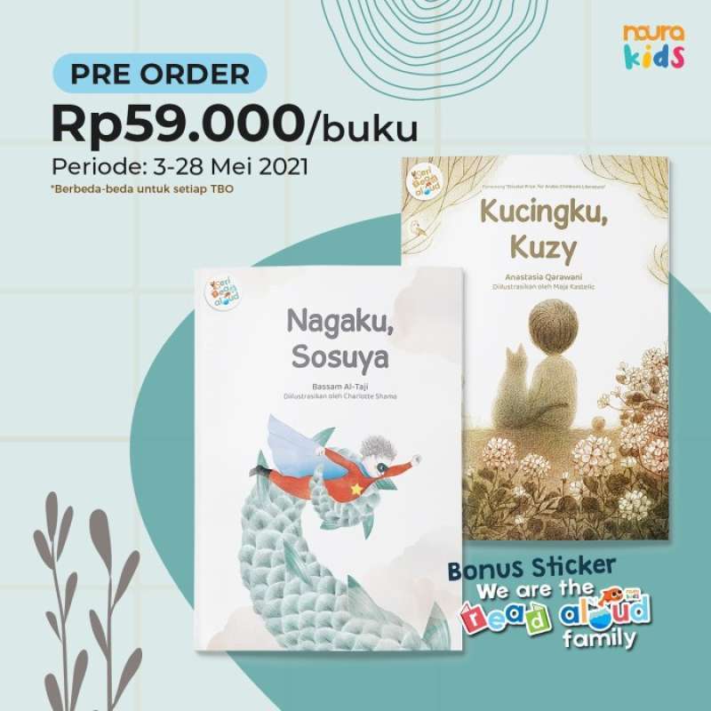 Promo Buku Cerita Bergambar Read Aloud Nagaku Sosuya Kucingku Kuzy - Naga Diskon 30% Di Seller ...