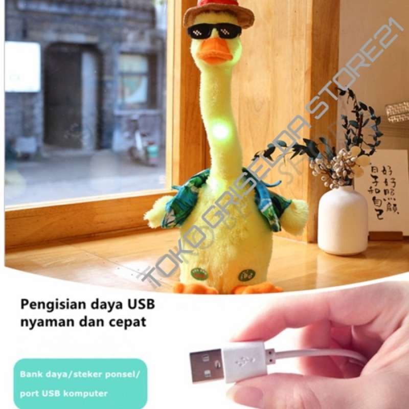 Promo Bebek Tiru Suara Dancing Kaktus Tiktok Viral Bebek Goyang Duck ...