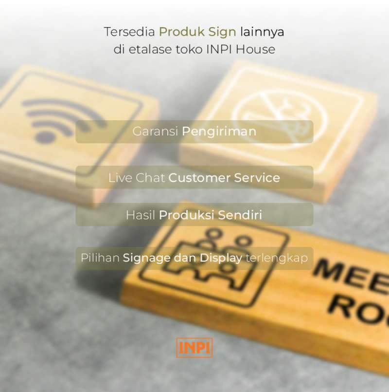 Jual Pantry Area Sign System - Signage System - Wall Sign - Door Sign ...