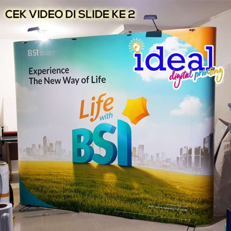 Jual Backwall Backdrop Pameran Seminar 3x3 Lurus Straight Portable ...