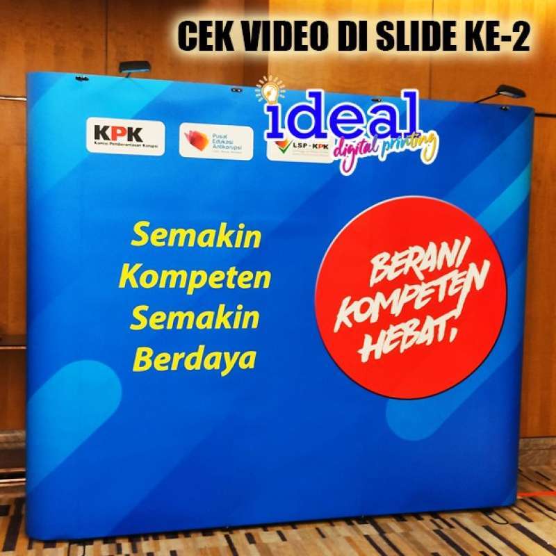 Jual Backwall Backdrop Pameran Seminar 3x3 Lurus Straight Portable Di ...