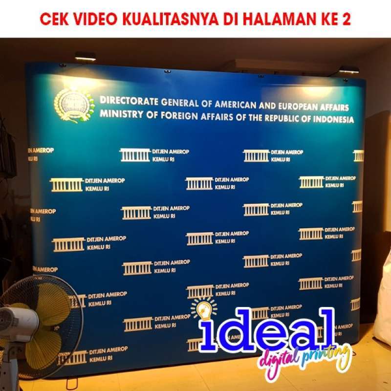 Jual Backwall Backdrop Pameran Seminar 3x3 Lurus Straight Portable Di ...
