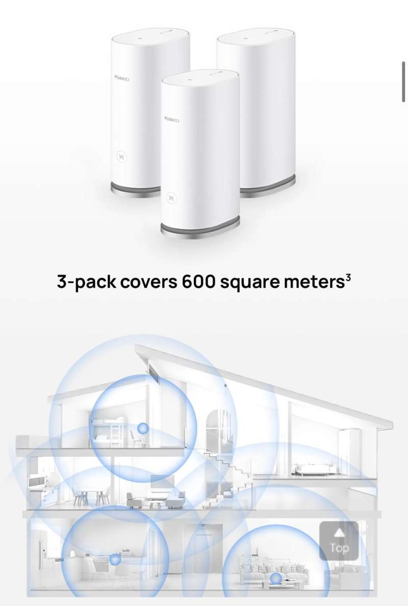 Jual Huawei Wifi Mesh 3 Ax3000 Whole Home Mesh Wi-fi 6 Plus System - 3 ...