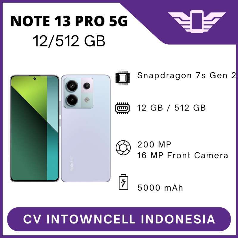 Jual Xiaomi Redmi Note 13 Pro 5g 12/512gb Garansi Resmi - Promo Di ...