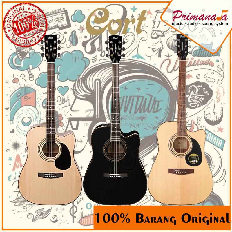 Jual Cort Ad880 Ce Series Ad 880 Original Gitar Akustik Elektrik Original - Ad880 Ce Ns Di ...