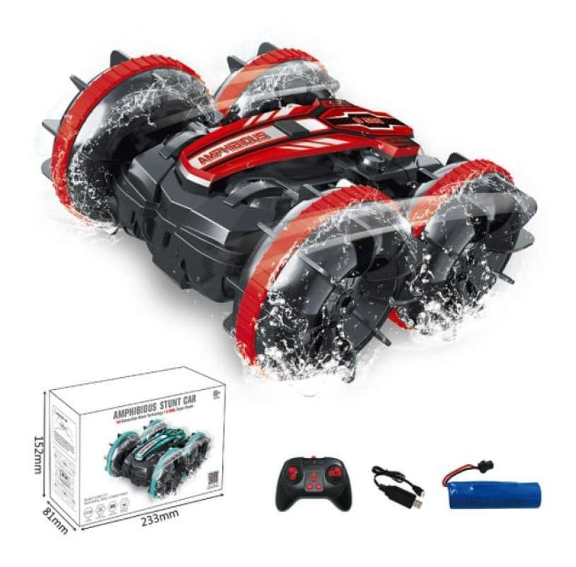 Promo Mainan Anak Rc Mobil Amphibi 4wd ~ Amphibious Stunt Car 2 In 1 ...