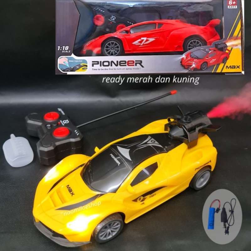 Promo Rc Car Spray 1:18 Remote Control Mobil Remote Rc Bisa Keluar Asap ...
