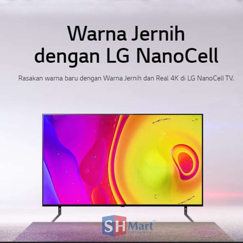 Jual Smart Tv Lg 65 Inch Nano Cell Tv 65nano80sqa Uhd 4k Hdr 65nano80 New 2022 Garansi Resmi ...