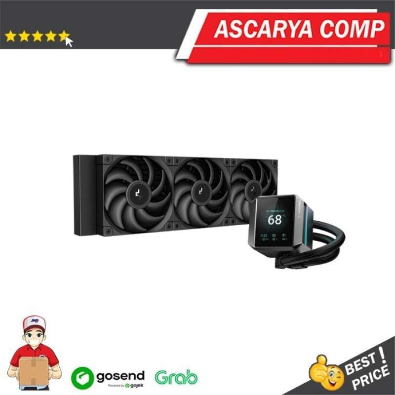 Jual Deepcool Mystique 360 Lcd - 360mm Liquid Aio Cpu Cooler - Black Di ...