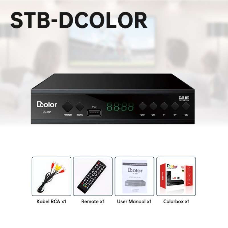Jual Set Top Box Tv Digital / Stb Dvb-t2 Wifi 1080p Full Hd/ Receiver ...