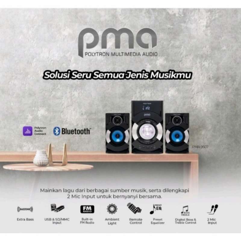 Jual Polytron Speaker Bluetooth Pma 9527 Pma9527 Pma-9527 Di Seller ...