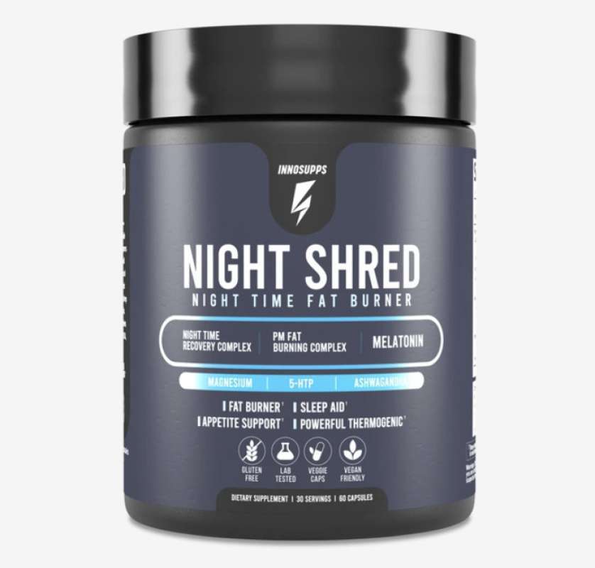 Promo Inno Supps Night Shred Natural Sleep Support And Pm Burner 60 ...
