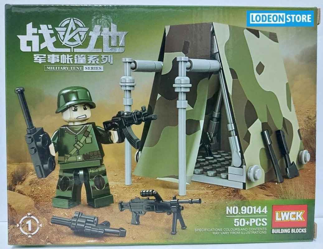 Promo Brick Tentara Perang Dan Kemah Military Tent Series Lwck 90144 ...