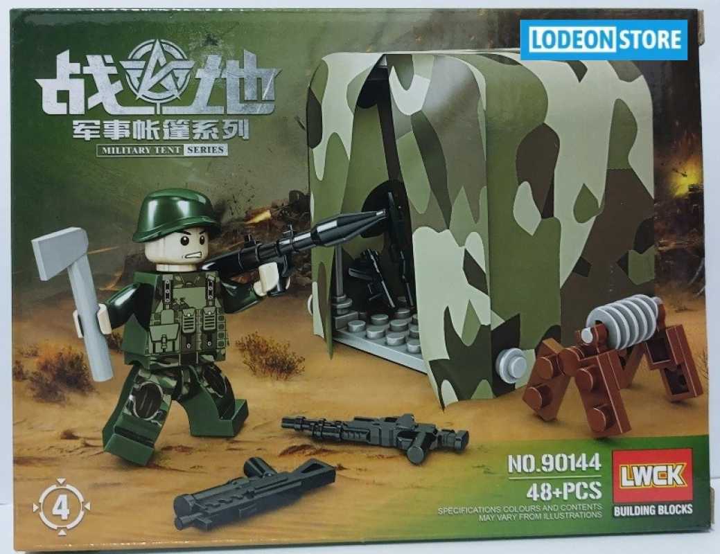 Promo Brick Tentara Perang Dan Kemah Military Tent Series Lwck 90144 ...