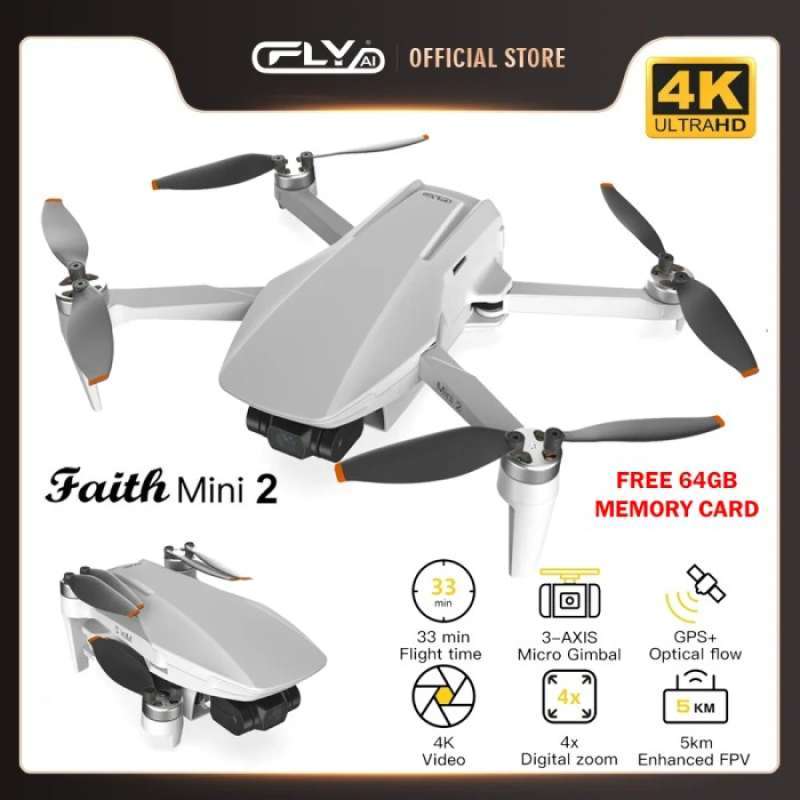 Jual Cfly Faith Mini 2 Gps Drone 4k Video 3-axis Gimbal C-fly Faith ...