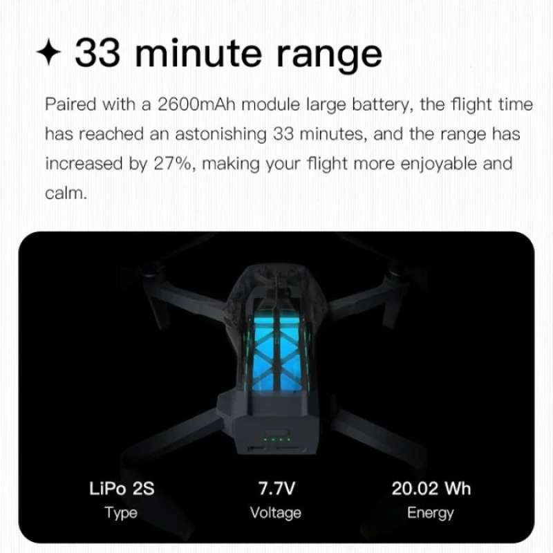 Jual Cfly Faith Mini 2 Gps Drone 4k Video 3-axis Gimbal C-fly Faith ...