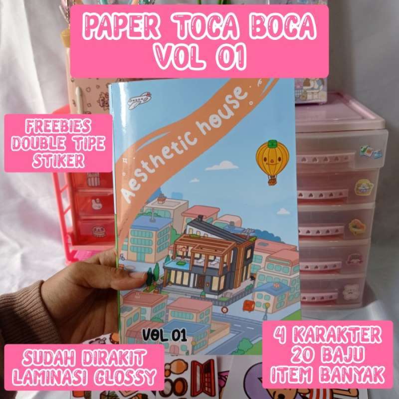 Jual Buku Toca Boca Lengkap | Vol 1 | Sudah Dirakit | Mainan Edukasi ...