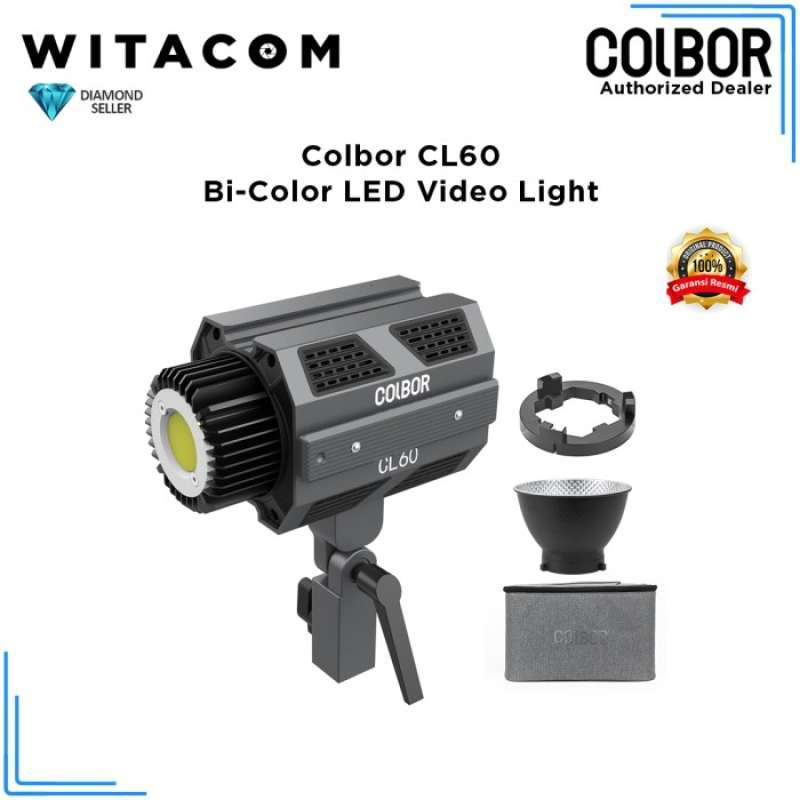 Jual Colbor Cl60 / Cl 60 Bi-color Video Light - Original Di Seller ...