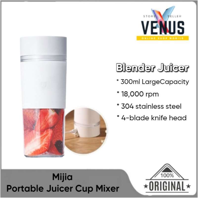 Promo Mijia Portable Juicer Cup Mixer 300ml Electric Mini Blender Fruit ...