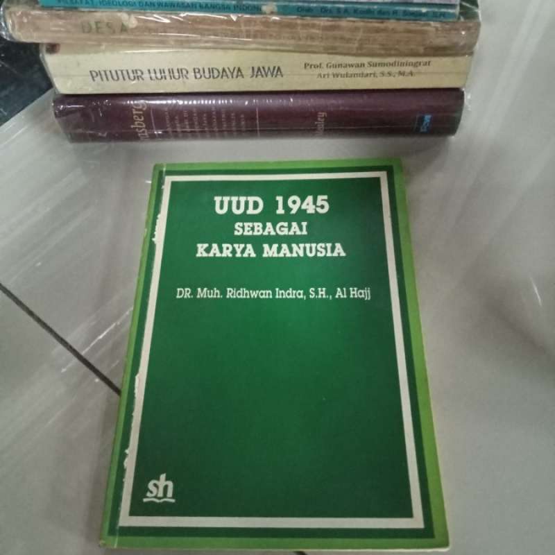 Jual Buku Original - Uud 1945 Sebagai Karya Manusia Oleh Ridwan Indra ...
