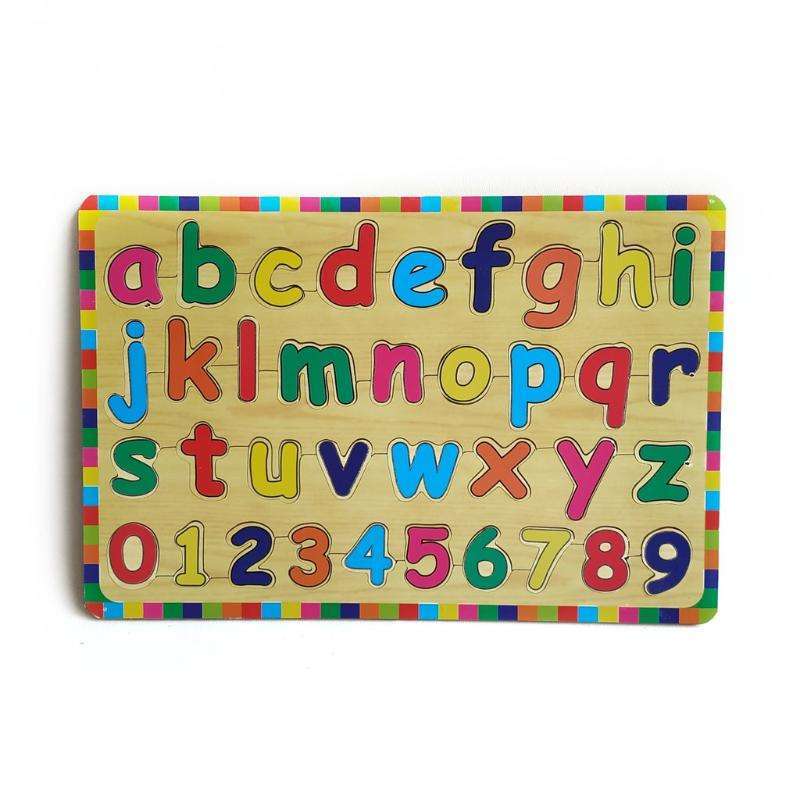 Promo Paket Puzzle Kayu Special Edition Isi 4 / Hijaiyah / Huruf Kecil ...