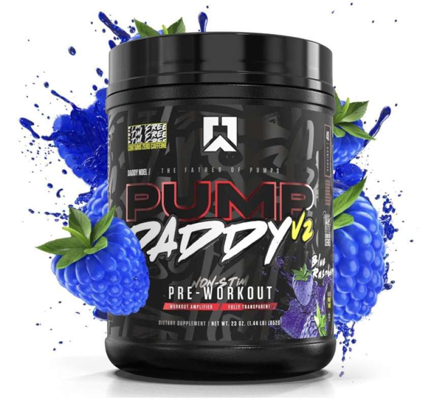 Jual Ryse Pump Daddy Non-stim Pre Workout V2 Blue Raspberry 772g Di ...