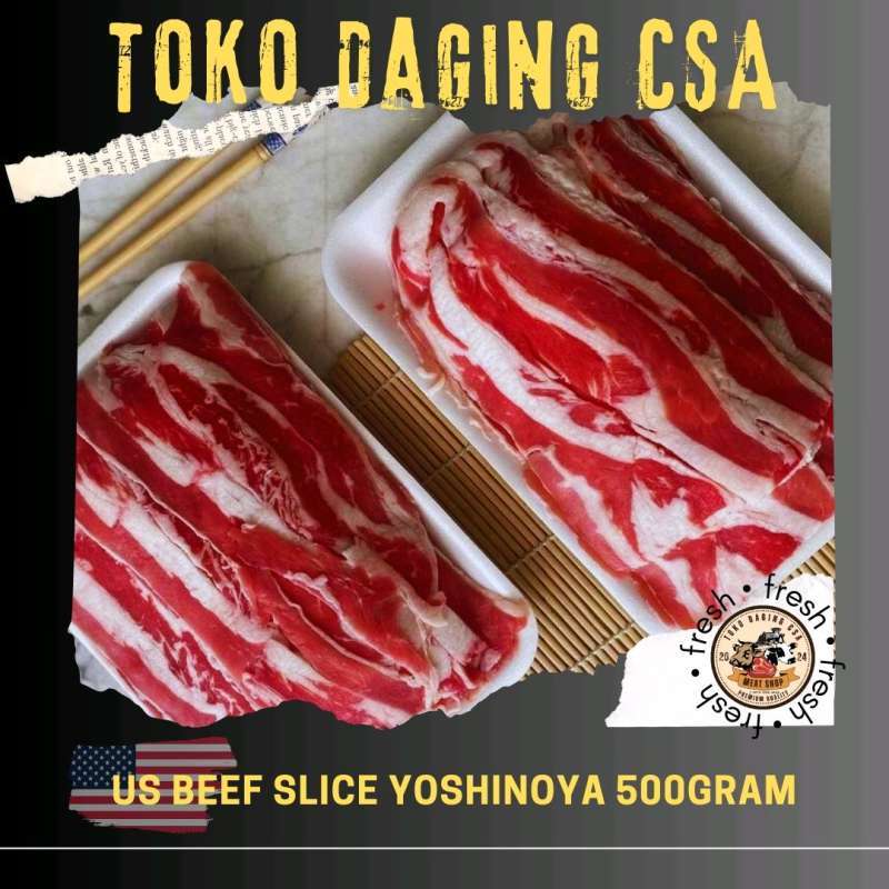 Promo Daging Slice Frozen/ Us Beef Slice Yoshinoya 500grm Diskon 19% Di ...