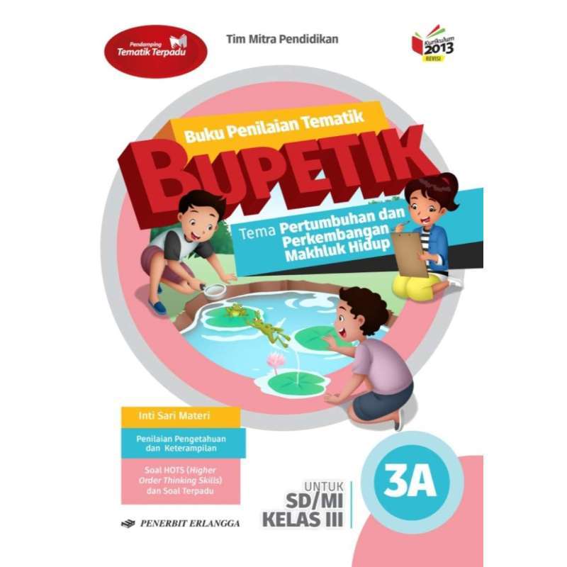 Jual Buku Penilaian Tematik (bupetik) Untuk Sd/mi Kelas Iii - Jilid 3b Di Seller Hachi ...