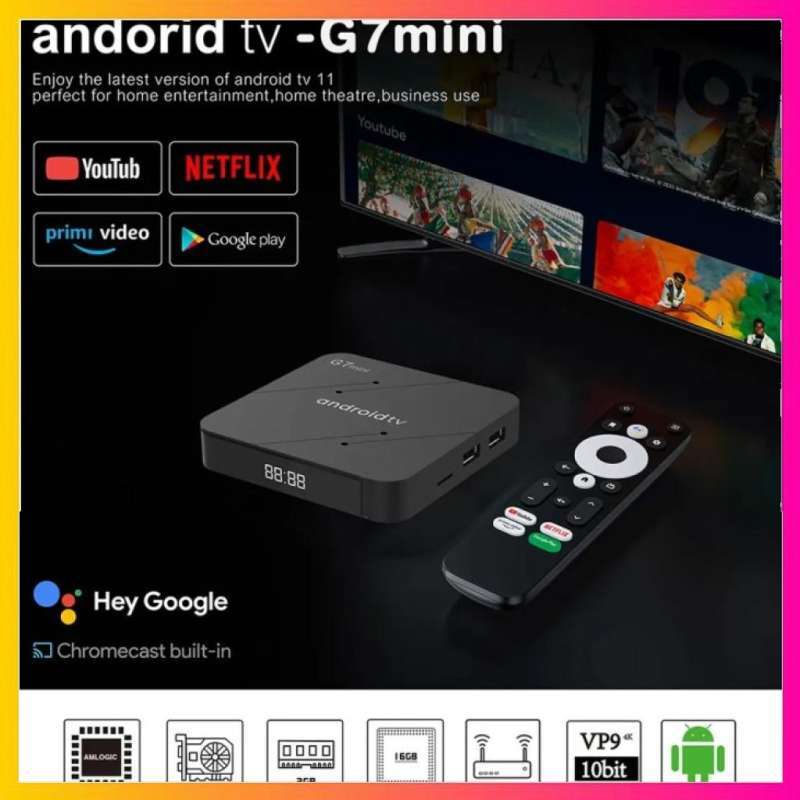 Jual Tv Box 4k Android G7 Mini Pro Voice Smart Tipi Suara Monitor ...