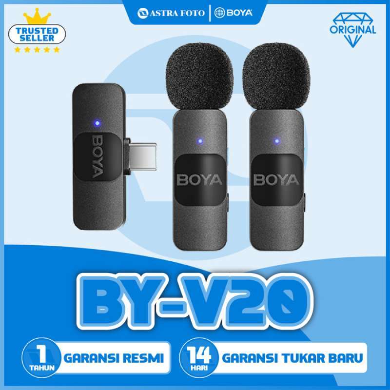 Promo Boya By-v20 Ultracompact 2.4ghz Wireless Microphone System Diskon 23% Di Seller Indah ...
